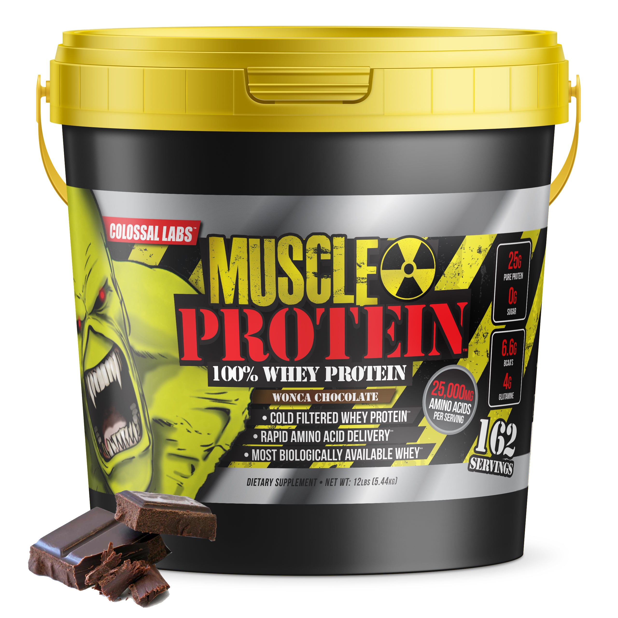 12 lbs Bucket - Colossal Labs™ Muscle Protein